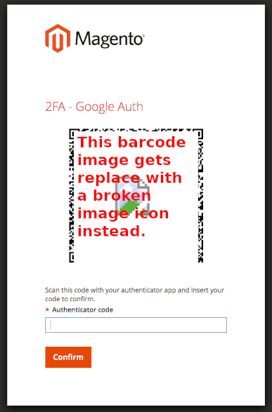 2FA - Google Auth Authenticator App Barcode Doesn'... - Magento Forums