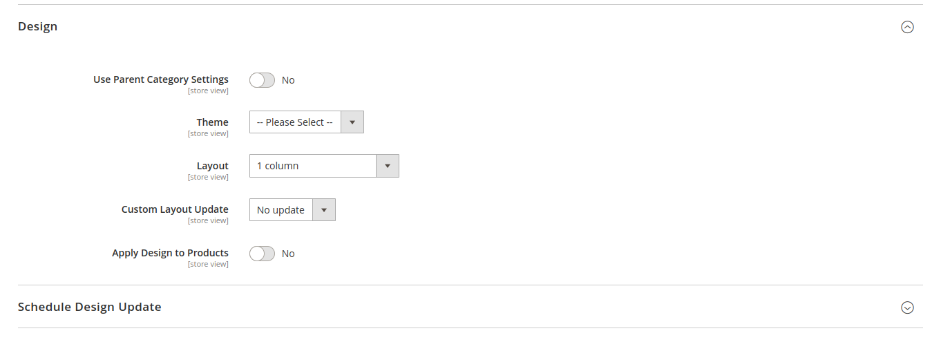 Selecting layout doesn't change category view - Magento Forums
