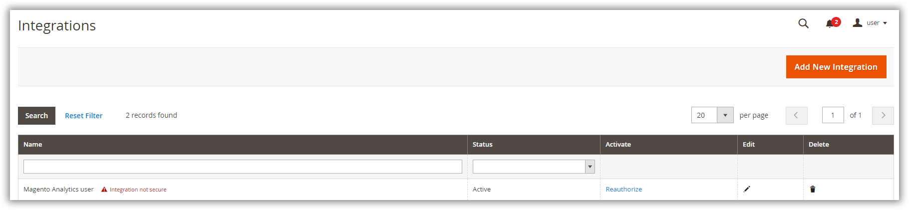 Integration not secure - Magento Forums