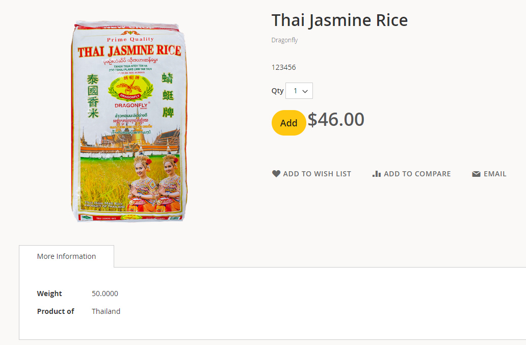 Solved: Move product of and weight from "more information"... - Magento Forums