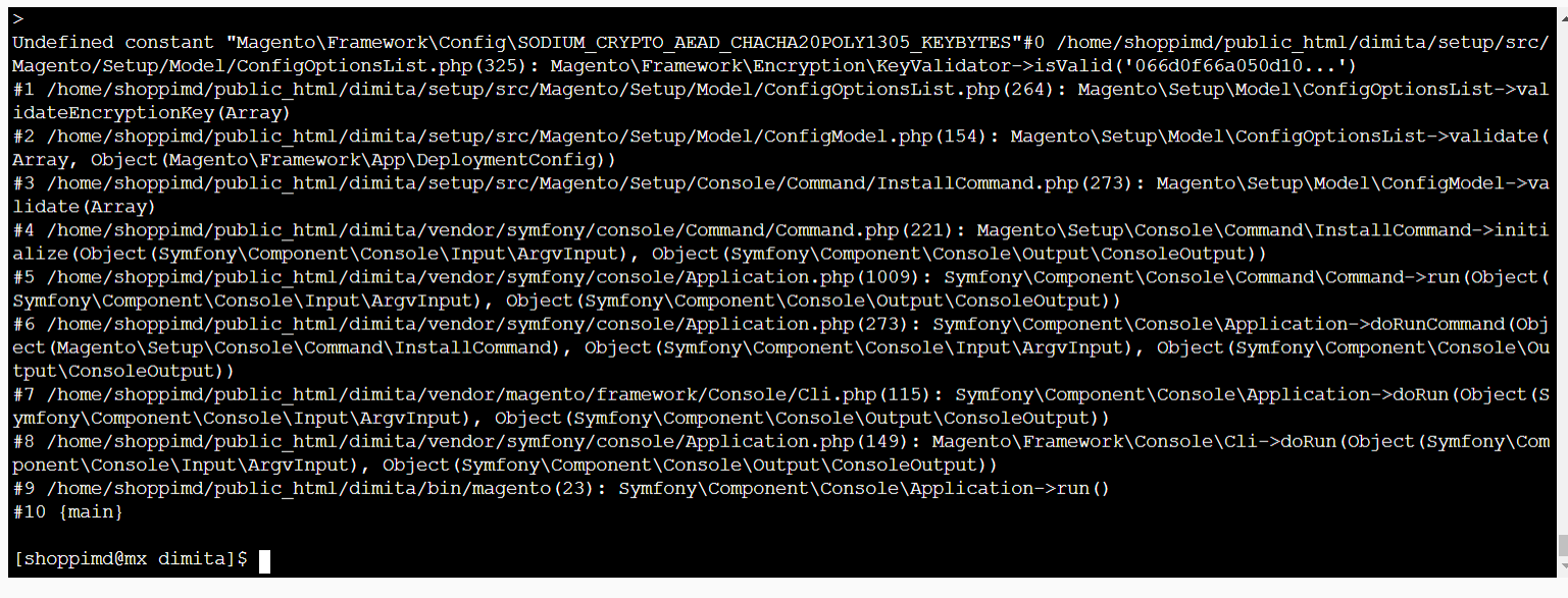 I get such an error during installation - Magento Forums