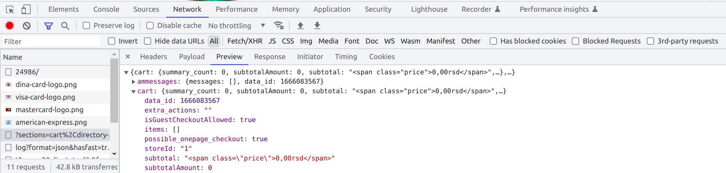Products are not added to the minicart - Magento Forums