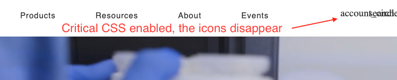 Magento 24 Critical Css Enabled 3rd Party Icons Magento Forums