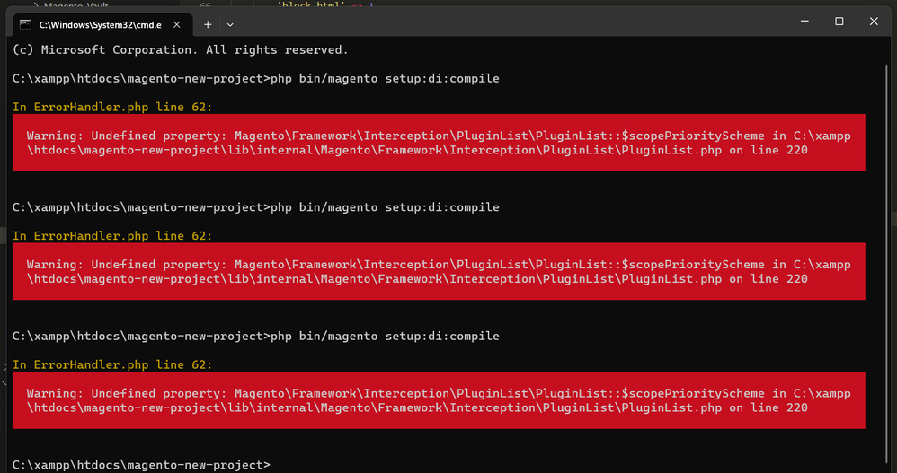 URGENT Error while running php bin/magento setup:d... - Magento Forums URGENT Error while running php bin/magento setup:d... - Magento Forums