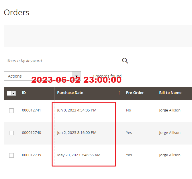 How can I change the date format on order grid - Magento Forums