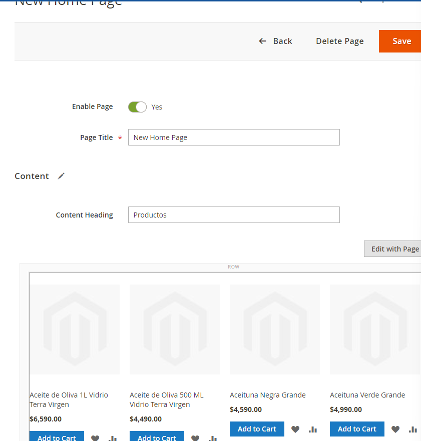 Products are shown when I add a grid in the edit s... - Magento Forums