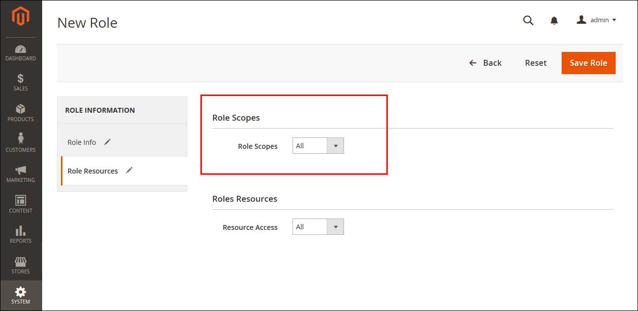 Role Scopes - Magento Forums