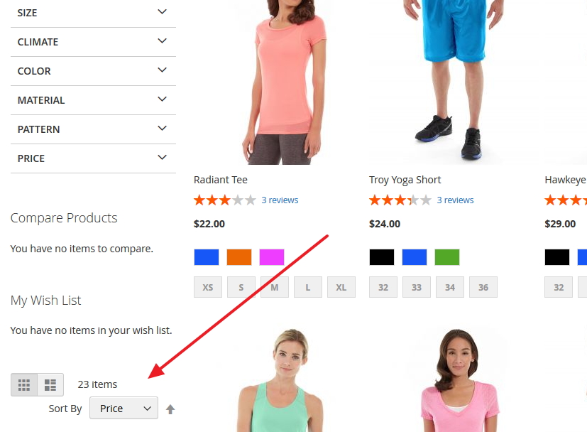 Magento 2:How to place the sort option in the left... - Magento Forums