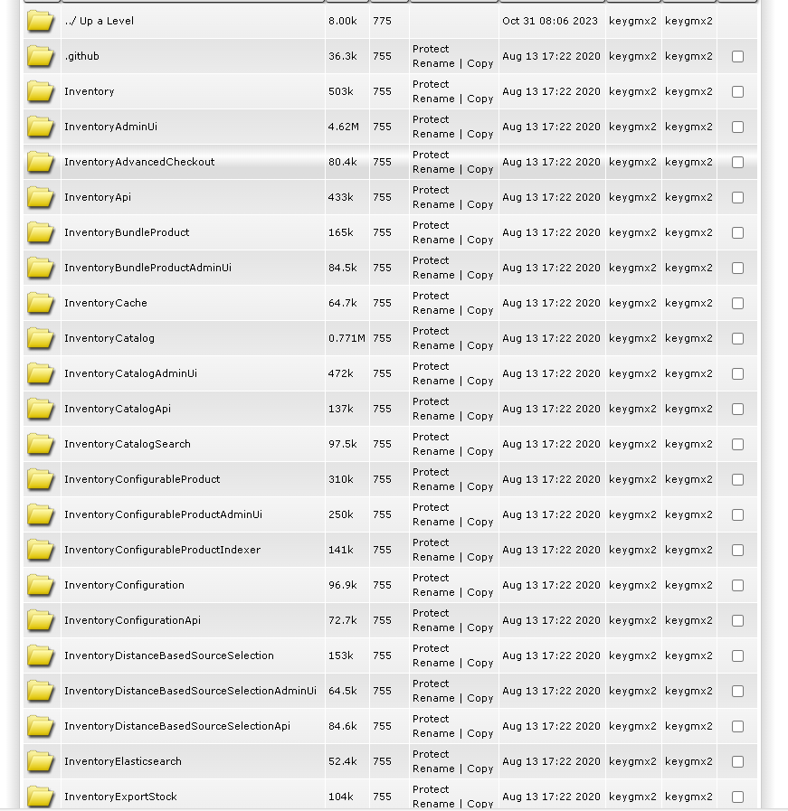 Hi My Problem with Inventory i'm created Folder in... - Magento Forums