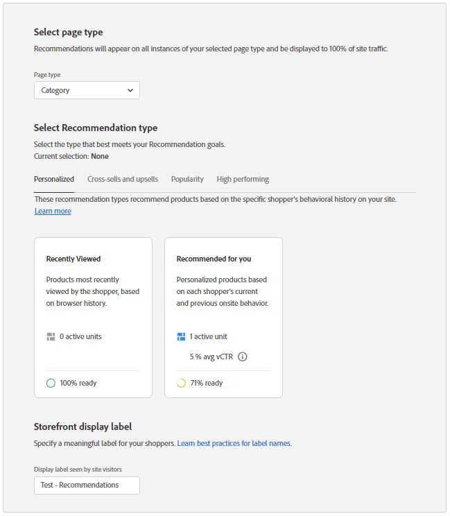 Solved: Adobe Sensei - Select Page Type - Magento Forums