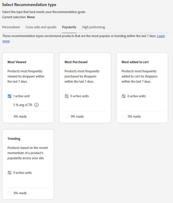Adobe Sensei Recommendation type - Magento Forums