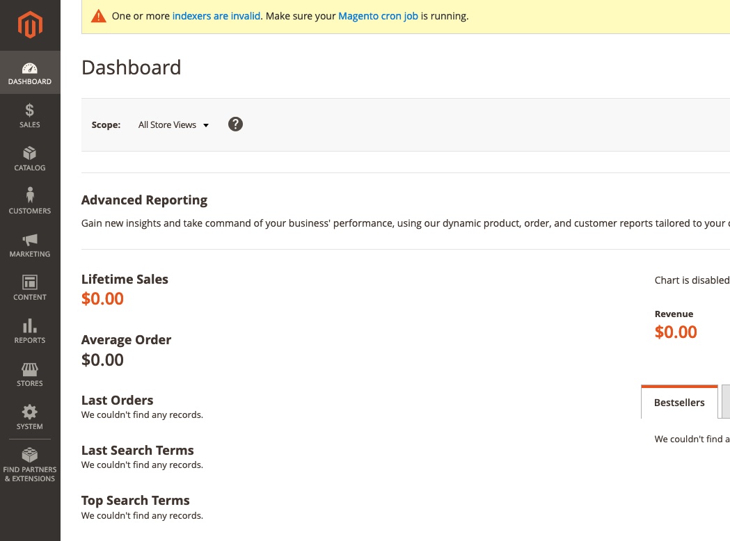 installed magento 2 formatting problem admin oage - Magento Forums