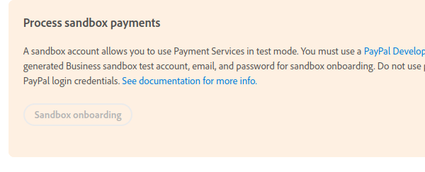 Sandbox onboarding button is disabled - Magento Forums