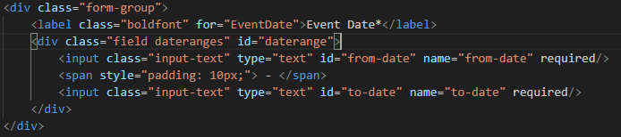 Date range picker - Magento Forums