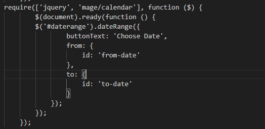 Date range picker - Magento Forums