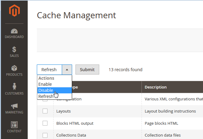 Cache invalidate - Magento Forums