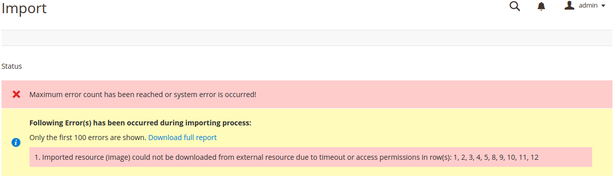 Error in Magento 2 Product import - Magento Forums