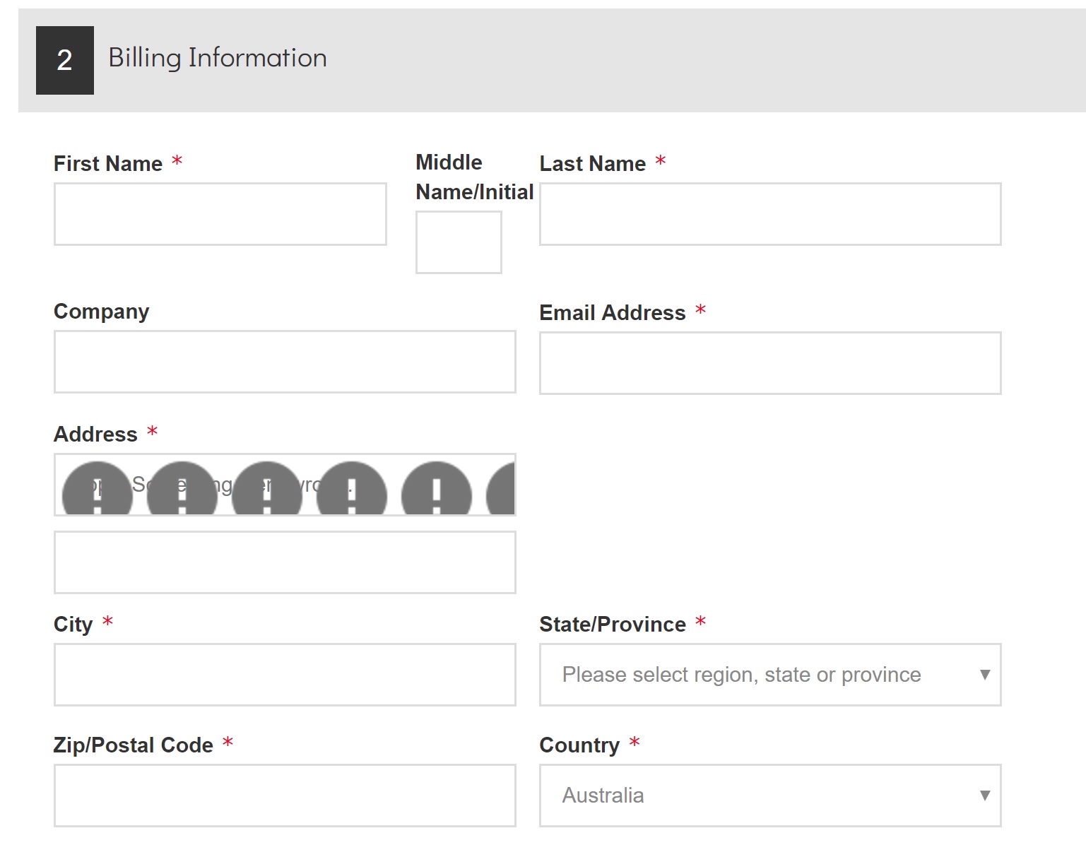 Solved: checkout page address field error after 1.9.3.3 up... - Magento Forums