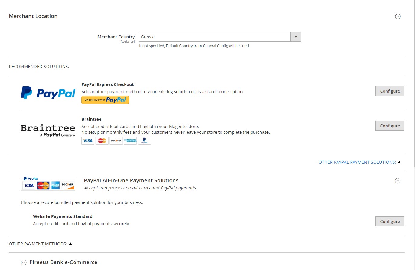 Disable paypal credit and payflow from magento 2 - Magento Forums