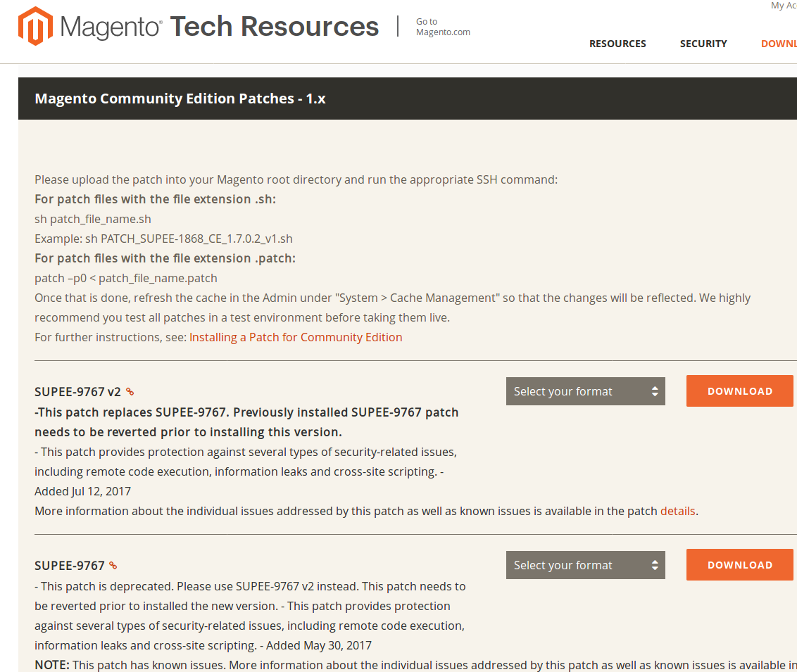 SUPEE-9767 V2 in version 1.9.3.2 - Magento Forums