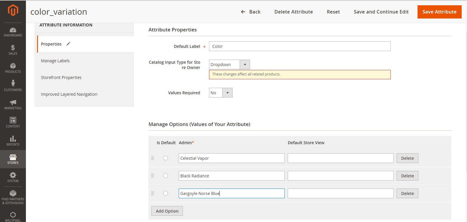 Insert attribute options (values) in bulk - Magento Forums