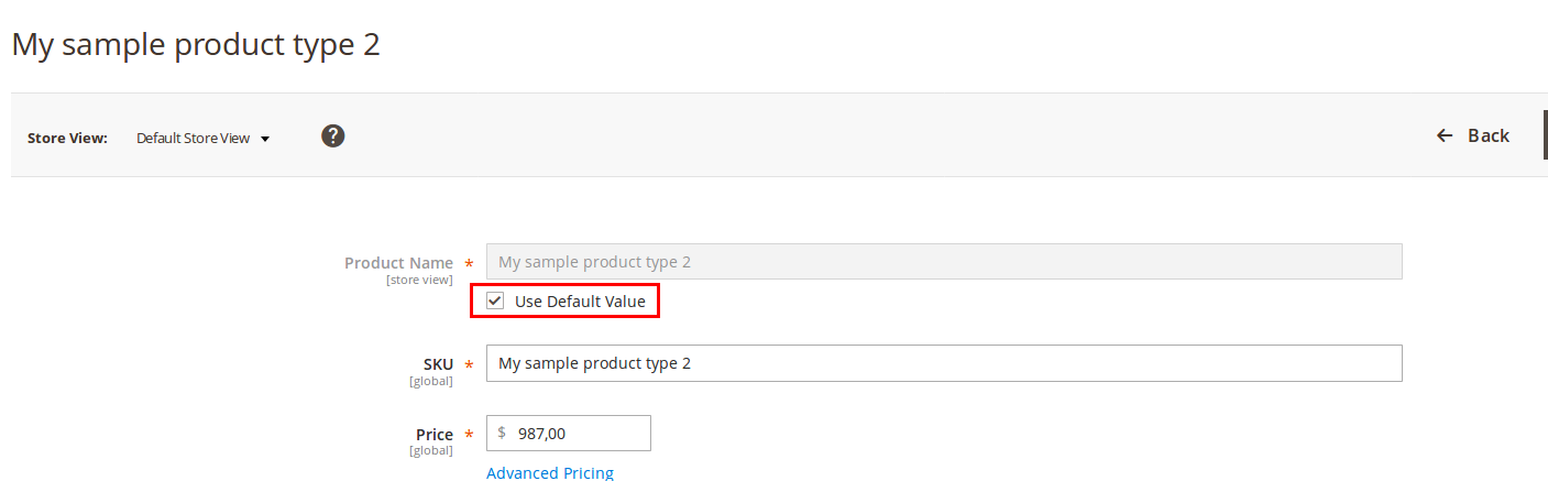 Solved Use Default Value Product Name Value Magento Forums 5244