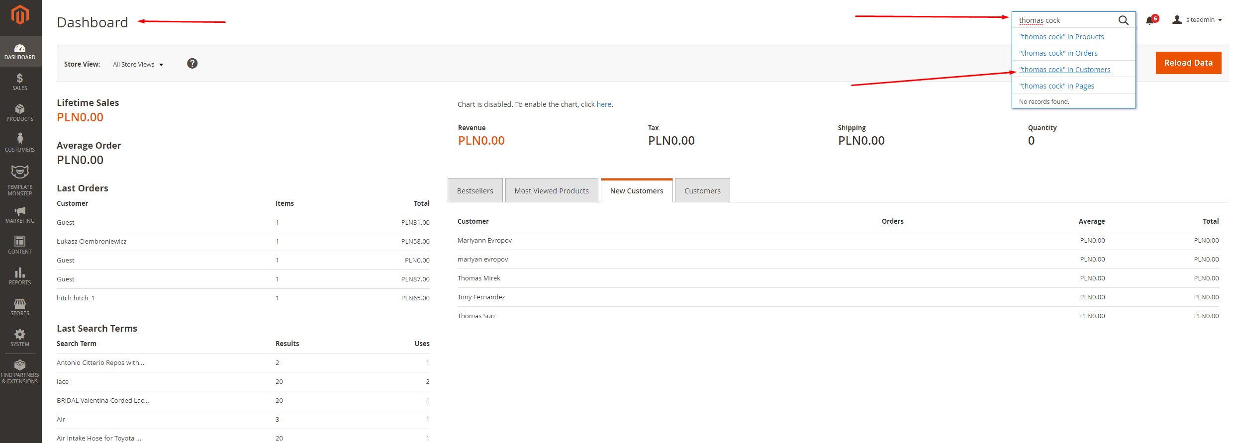 Magento 2.1.7 reindex customer_grid returning No s... - Magento Forums