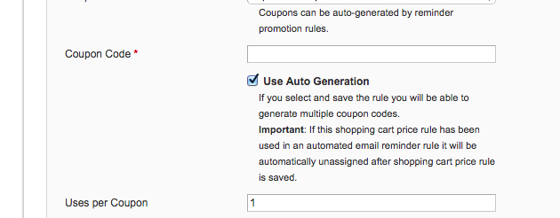 Using auto generated codes in automated email remi... - Magento Forums