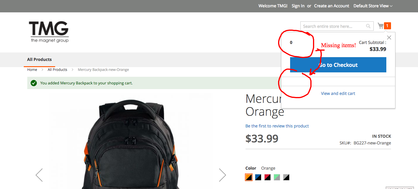 Magento 2 Minicart Not Displaying Item Nor Item Co Magento Forums