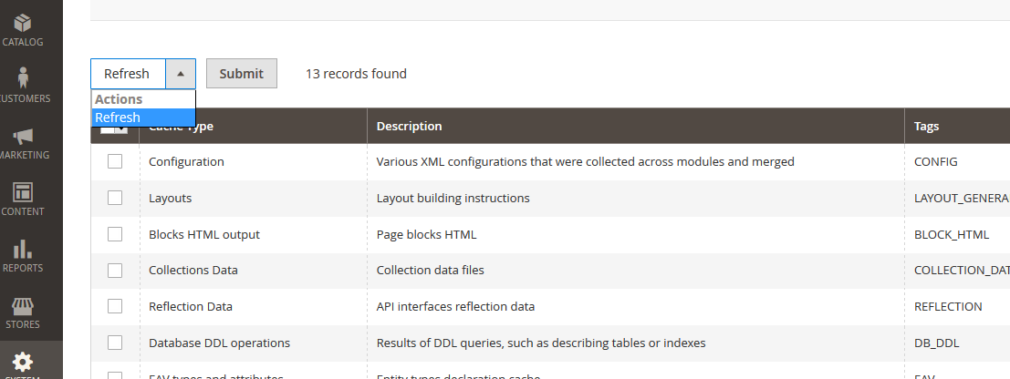 Solved: M2.2 Cache options missing after setting productio... - Magento Forums