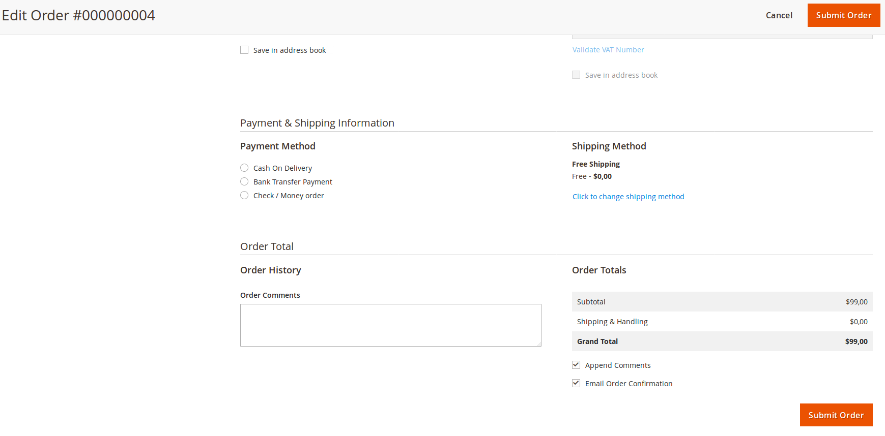 How Can I Edit Whole Order In Backend Magento Forums