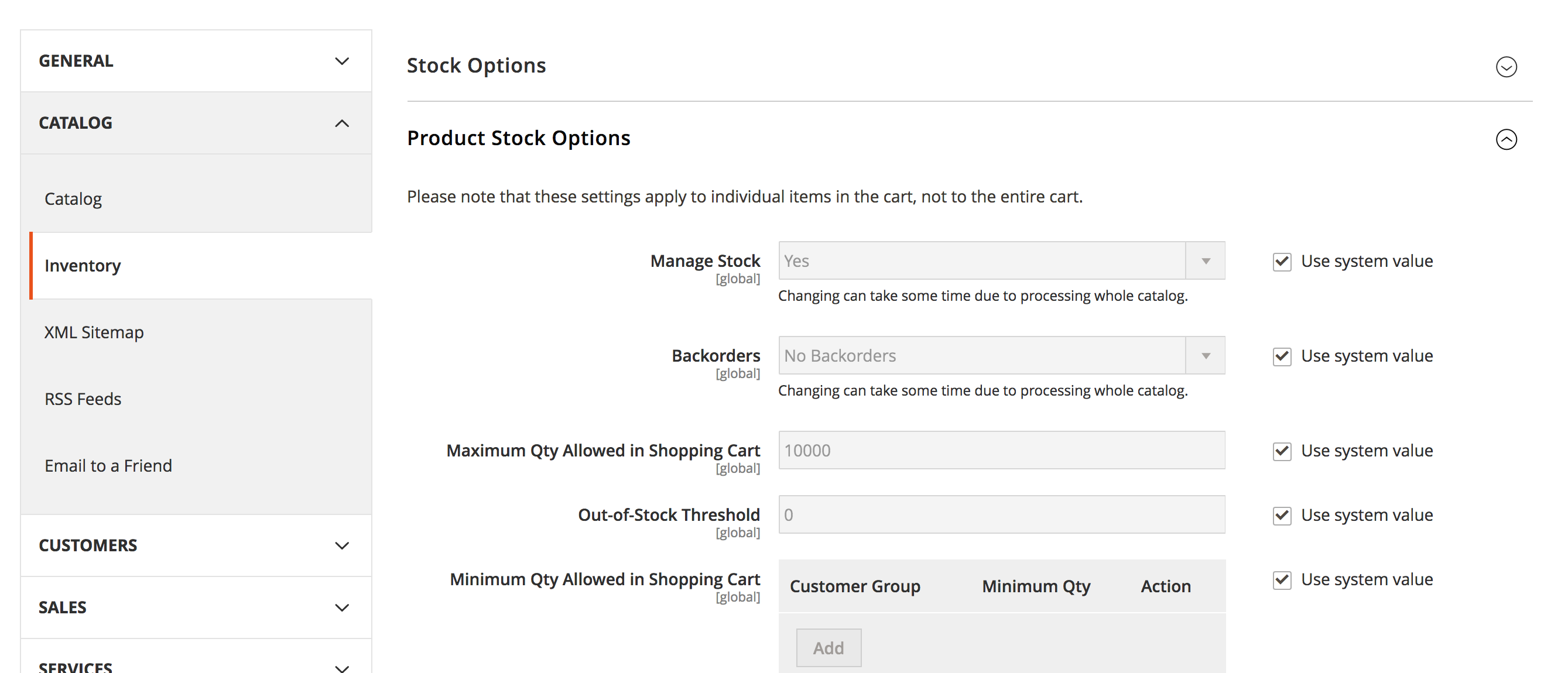 how to set the quantity box to not to increase mor... - Magento Forums
