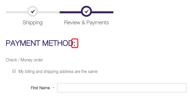 Magento 2: Changing Checkout Payment Method Step T... - Magento Forums