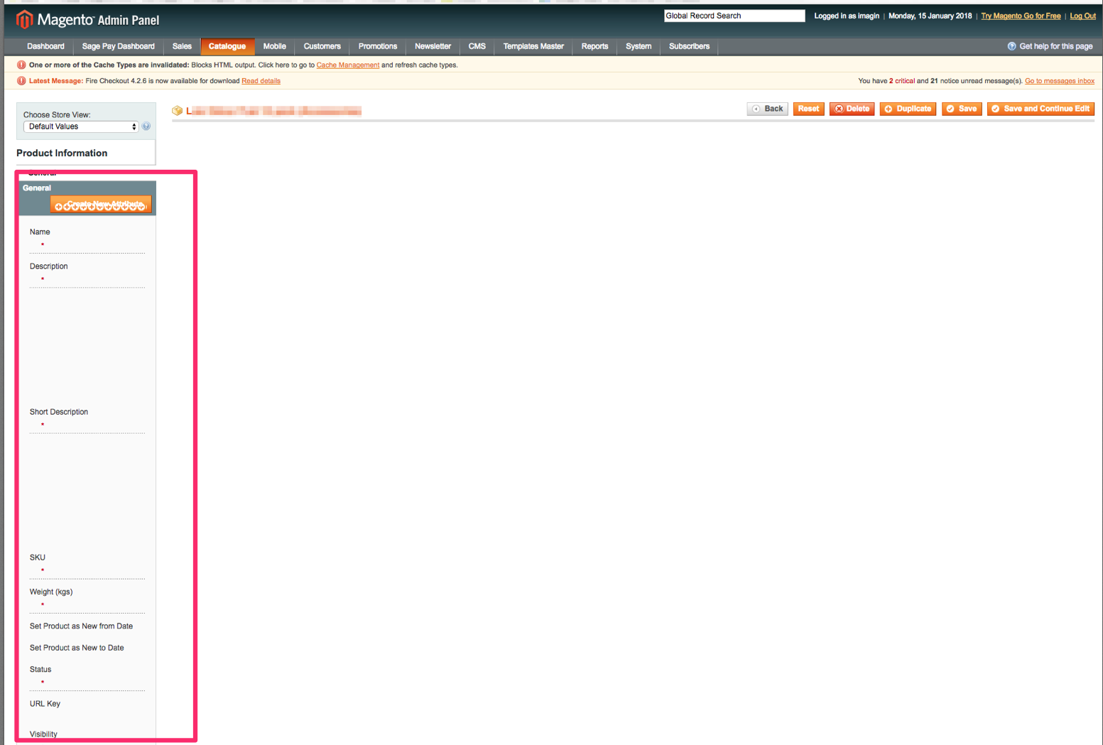 Cannot see all screen - Magento Forums