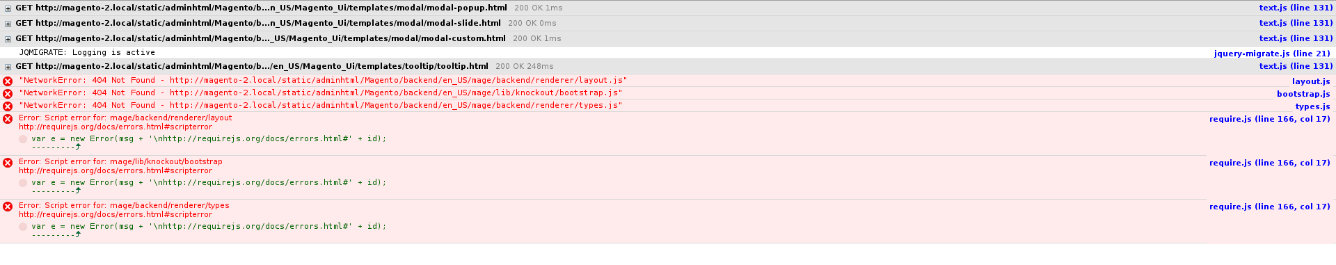 Cannot access Admin sections in Magento2 - Magento Forums