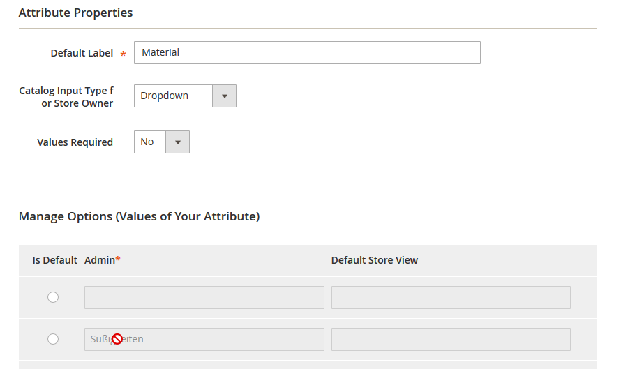 Attribute Manage Options Not Editable Anymore Magento Forums