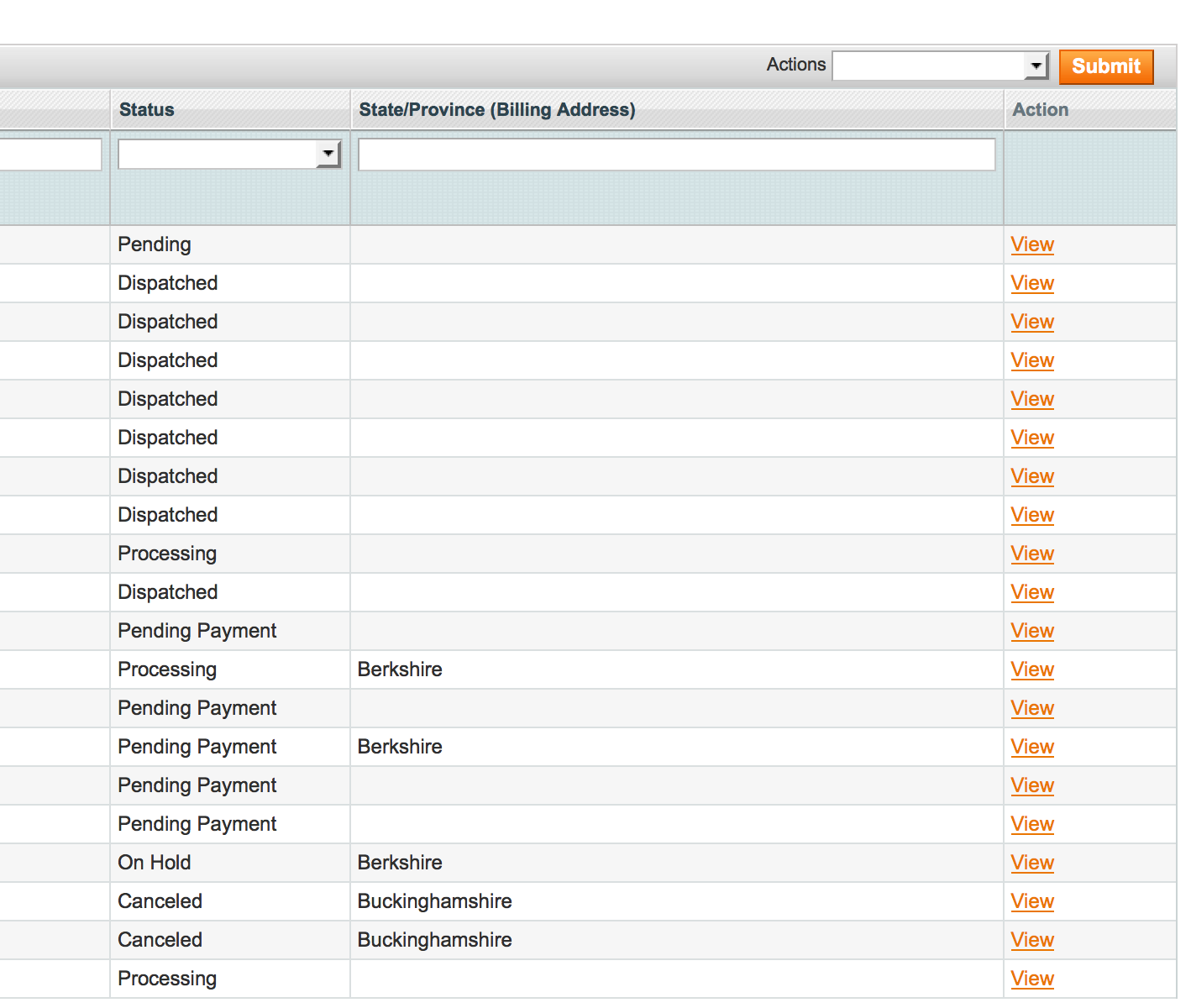 Adding a filter to Orders - Magento Forums