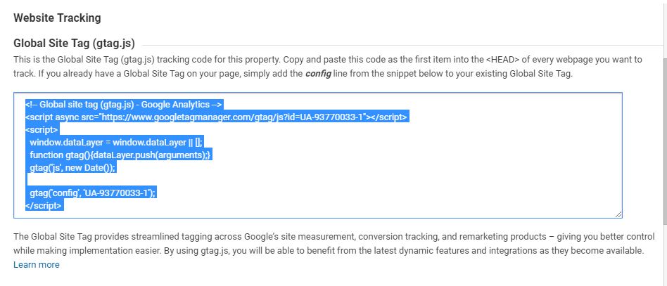 Installing Google Analytics' Global Site Tag (gtag... - Magento Forums