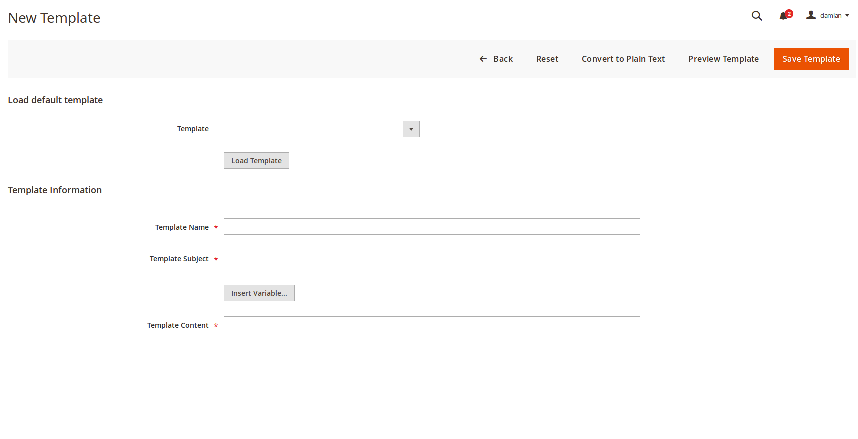 Solved I Need To Translate The Email Template For Receive Magento Forums