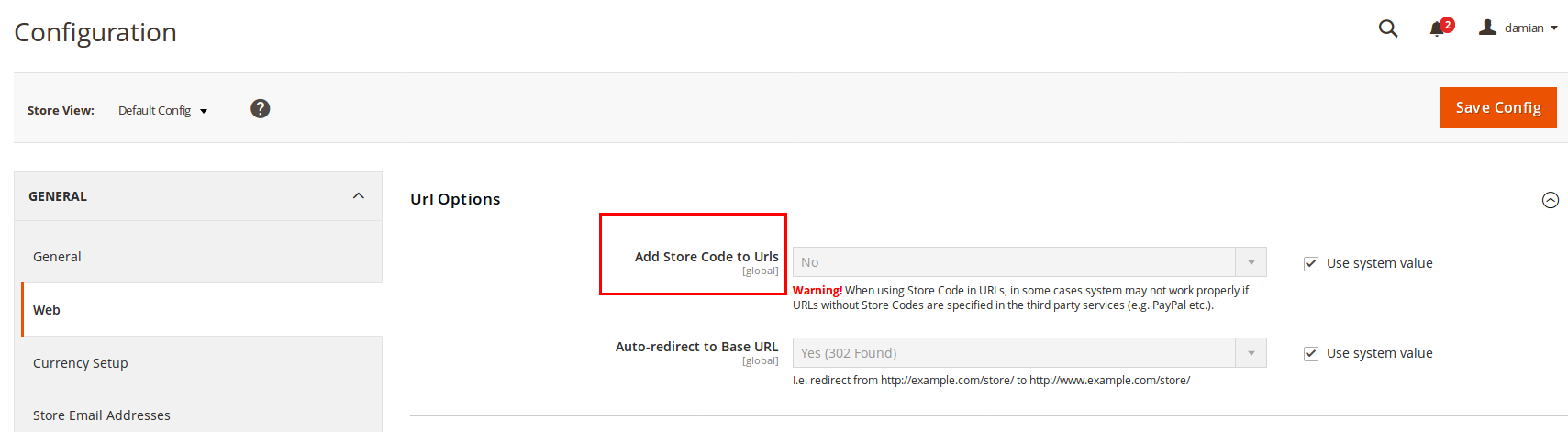 Solved: How to make to load languages like this /en /de /f... - Magento Forums