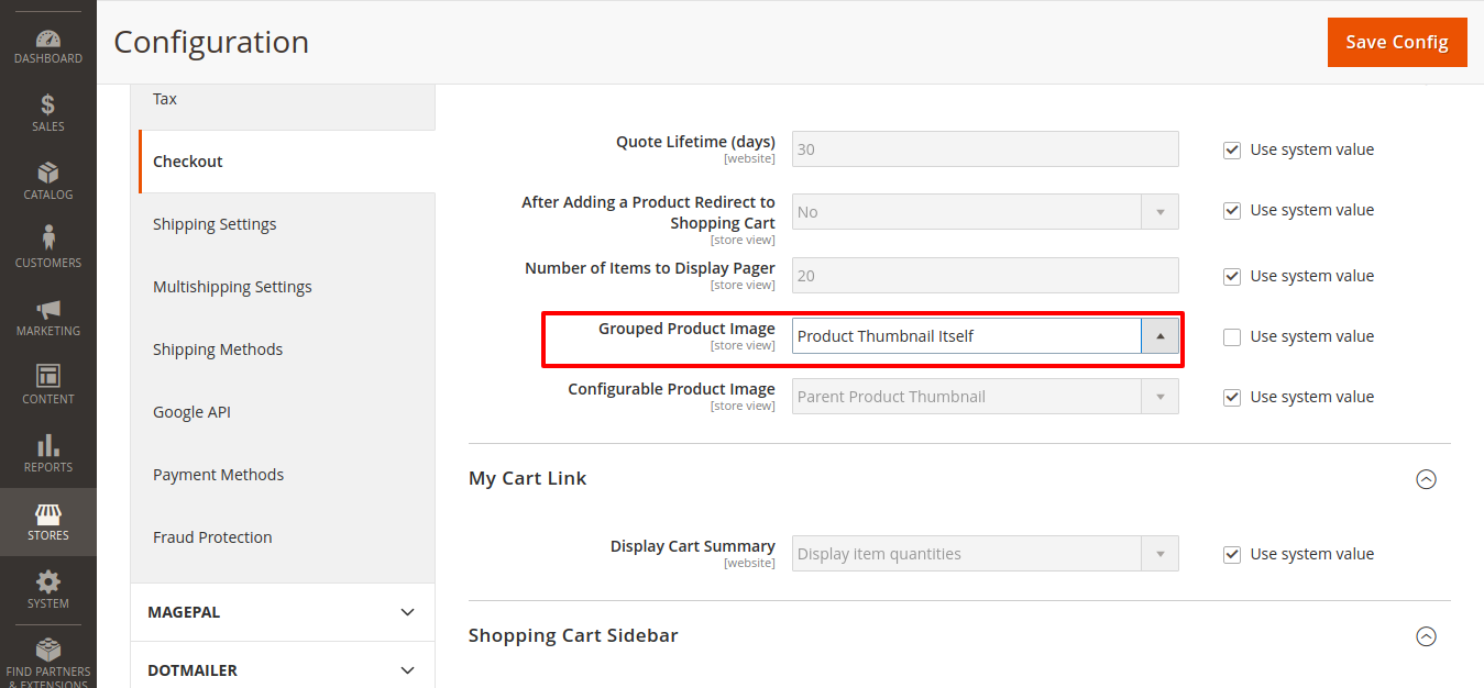 Show grouped product thumbnails on grouped product... - Magento Forums