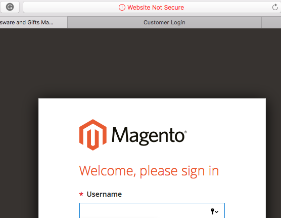 admin signin missing opening... - Magento Forums
