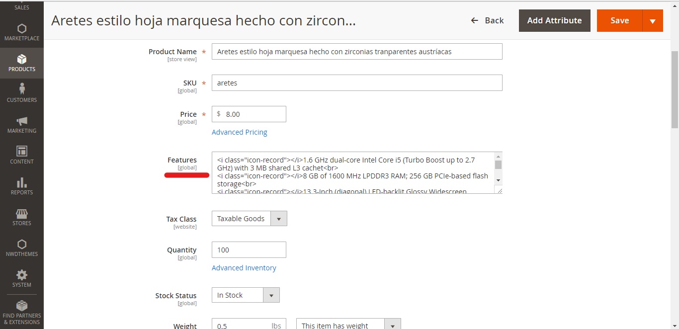 Solved How To Remove A Global Attribute From The Product Magento Forums