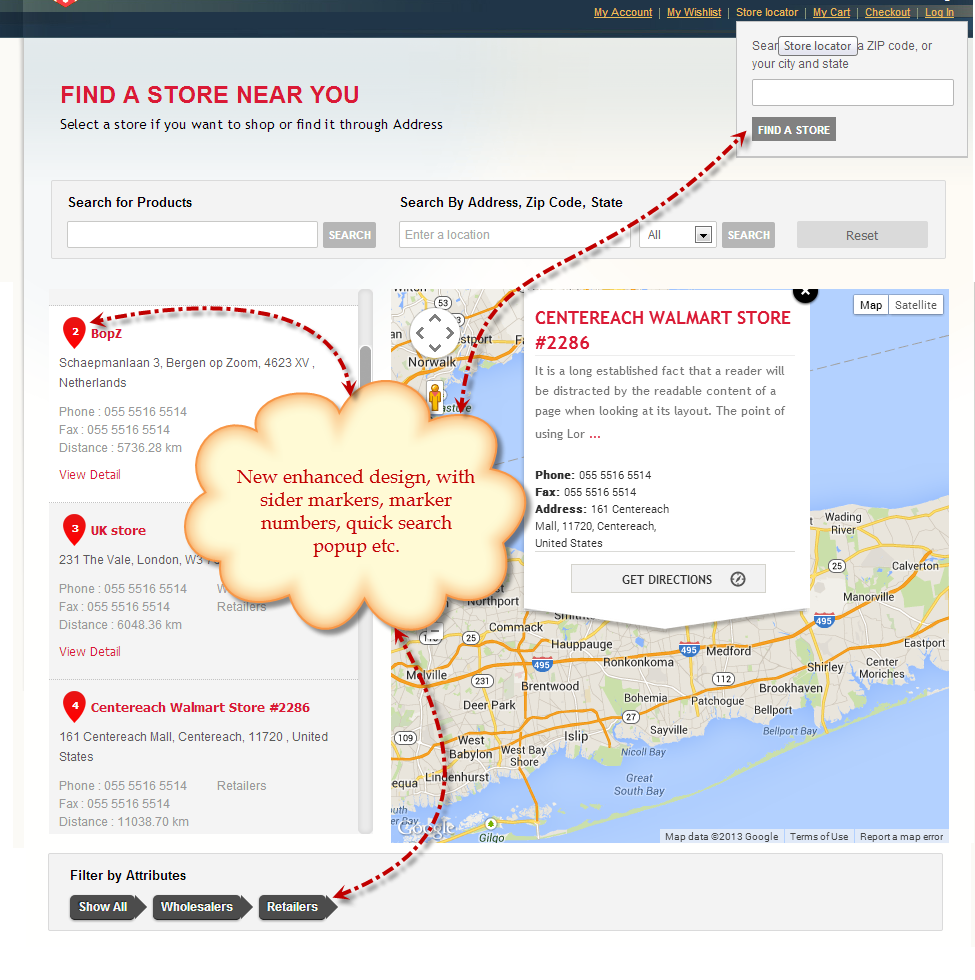 Marketplace with map of vendors - Magento Forums