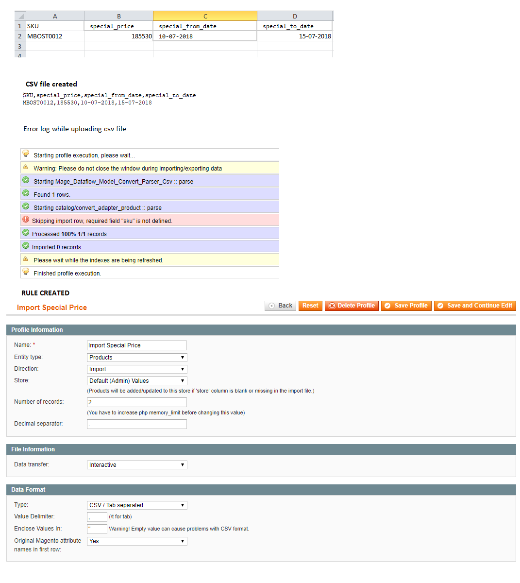 Solved: Special Price - Magento Forums