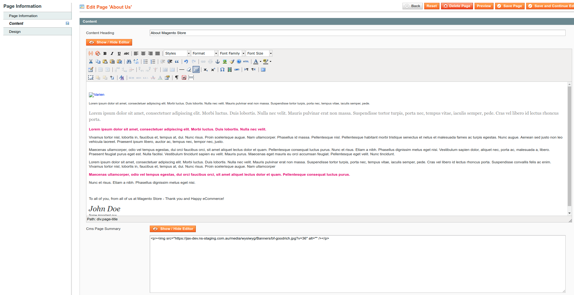 Magento1 Adding Extra Wysiwyg Editor To Magento Ad Magento Forums