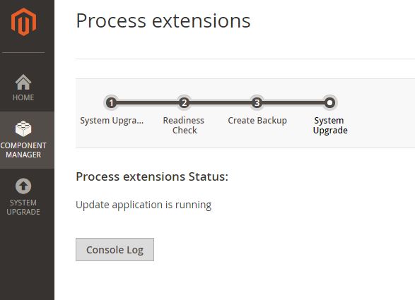 Component manager stuck on "Update application is ... - Magento Forums