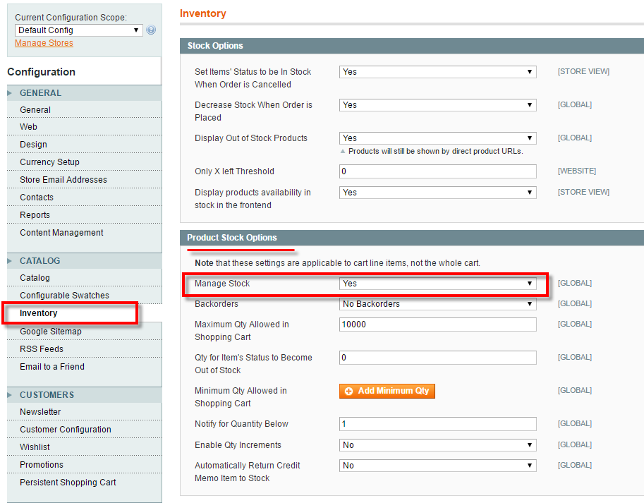 Product showing out of stock - no idea what it cou... - Magento Forums
