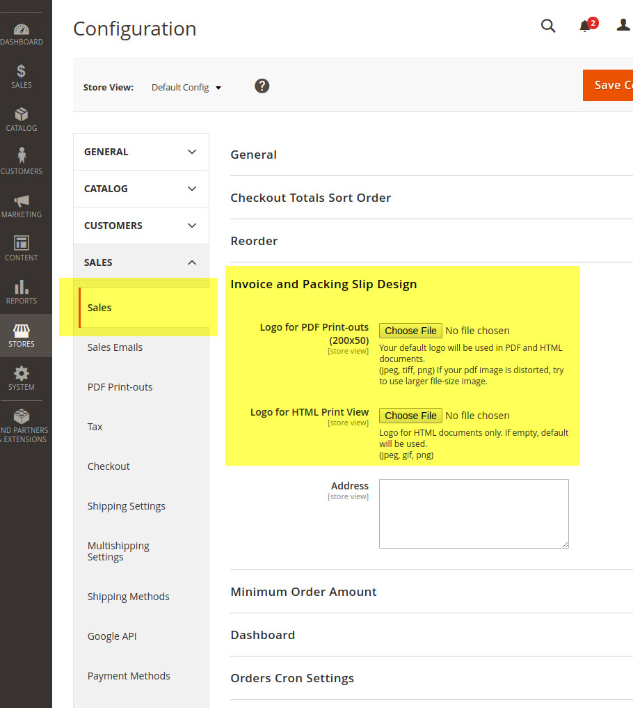 Solved: PDF Invoice Logo Color - Magento Forums