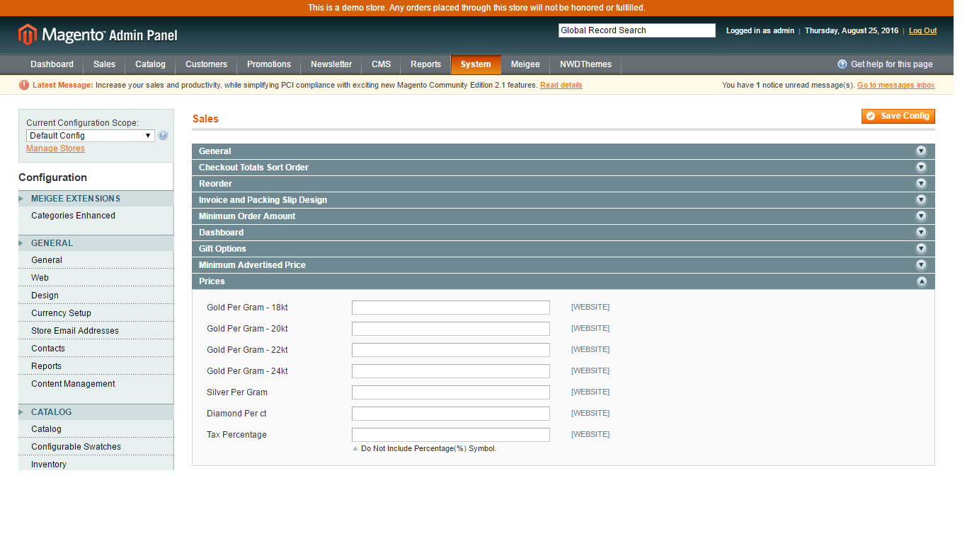 How do I fetch values from custom fields in Admin? - Magento Forums